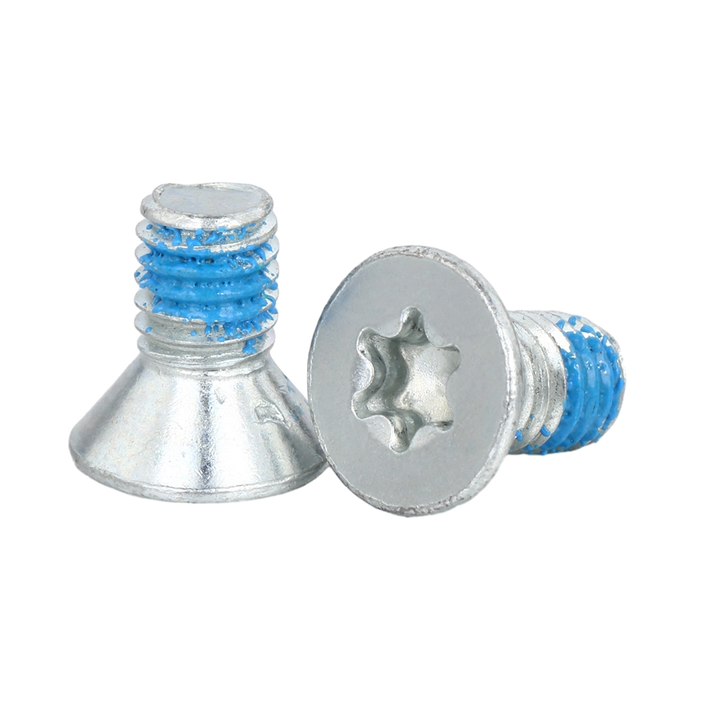 DIN 7991 Flat Head TORX Tread Lock Patch Machine Screw,Nylon Patch Screw